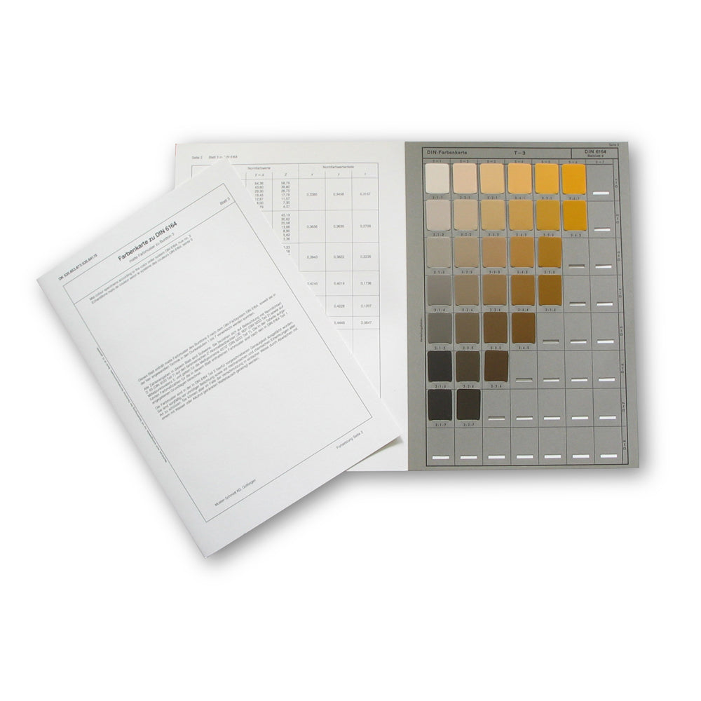 DIN 6164 Colour Sheet – Muster-Schmidt Webshop